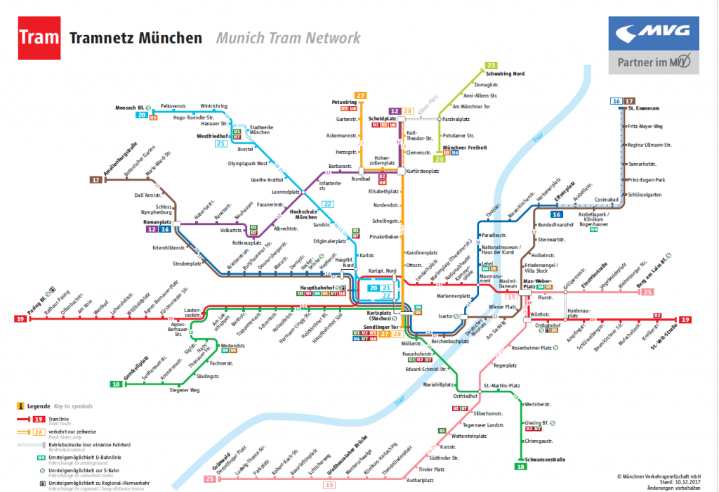 Netz – Tram München und Rom
